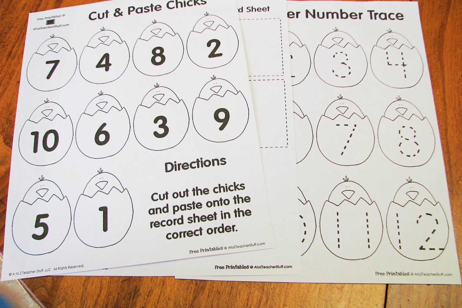 Mommy's Little Helper: Baby Chicks Preschool Theme