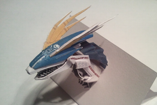 Zoids - Gil Vader/Gil Dragon Papercraft Head | Papercraft Paradise ...