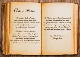 TIPOS DE POEMAS : ODA