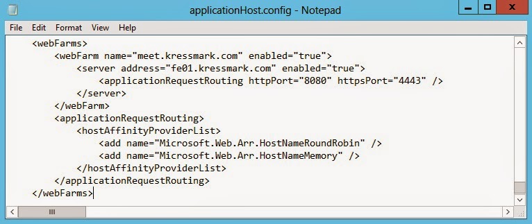 Kressmark Unified Communications: Using IIS ARR as a Reverse Proxy for ... Kressmark Unified Communications: Using IIS ARR as a Reverse Proxy for ...