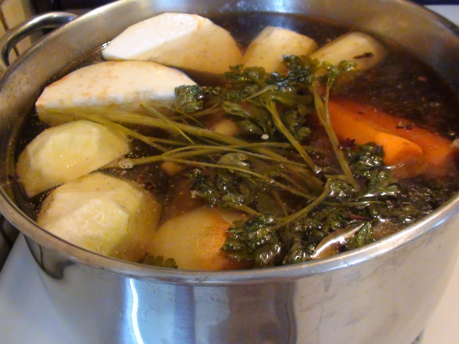 zsuzsa is in the kitchen: HUNGARIAN BEEF SOUP - MARHAHÚSLEVES