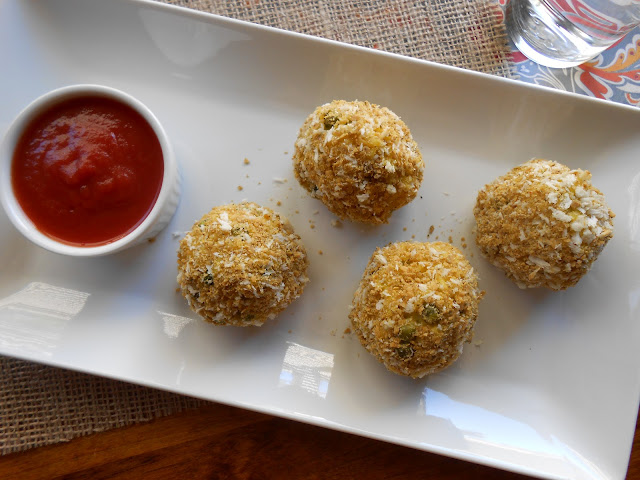 Leftover Makeover: Baked Arancini - Flora Foodie