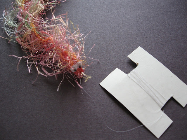 Almost Unschoolers: Summer Fun Day 14 - Finger Weaving "Magic" Worm Puppets