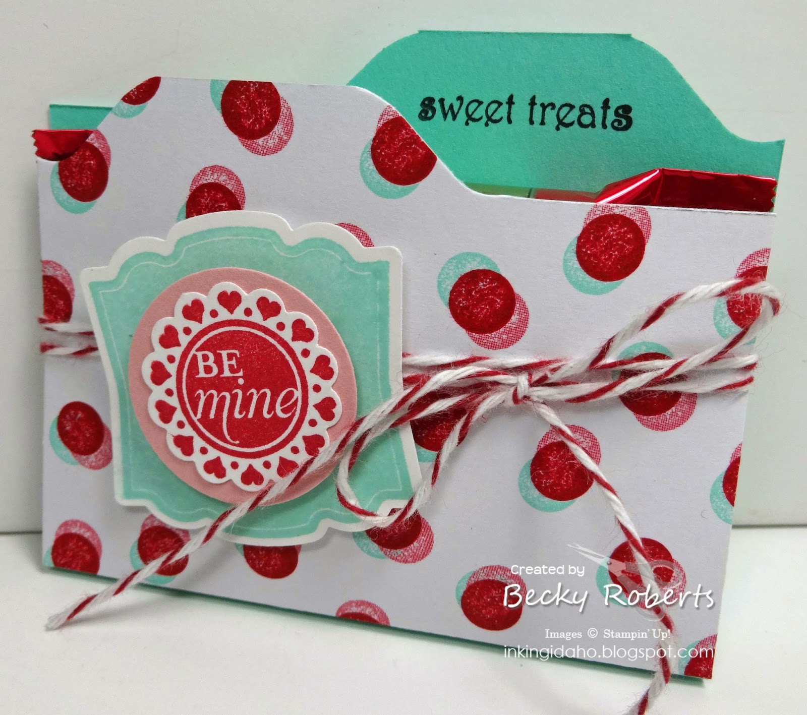 Inking Idaho: File Folder Candy Holder Video