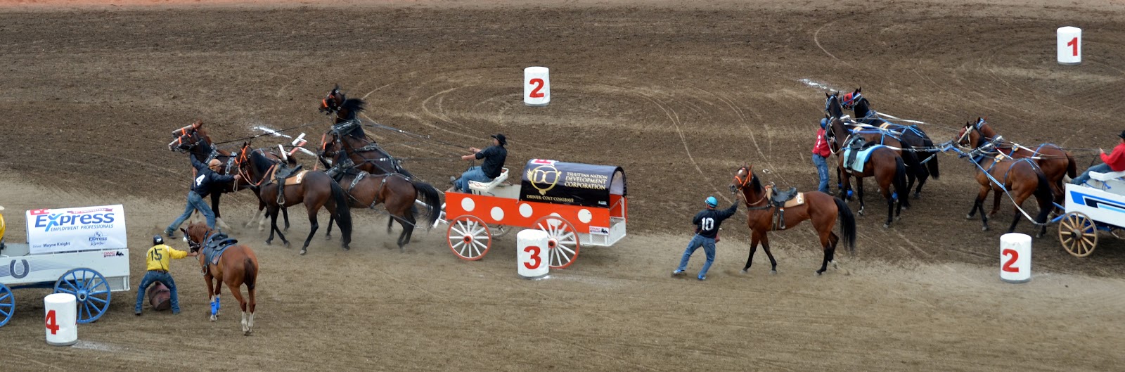 RVing Beach Bums: Calgary Rodeo Chuck Wagon Races