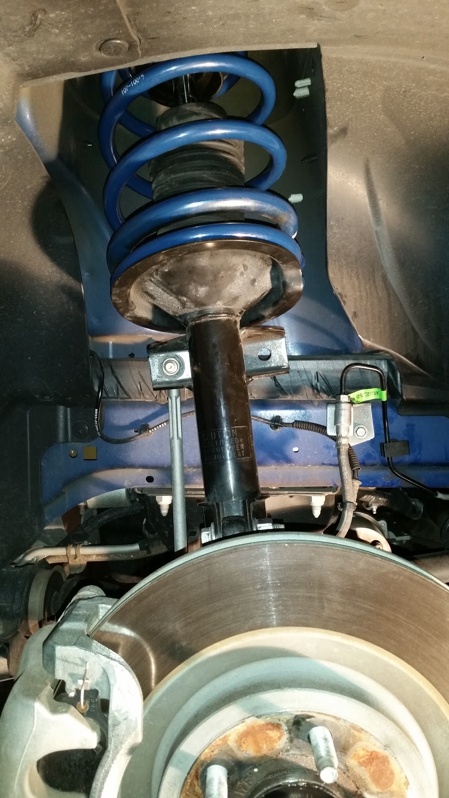 BurtonRacing2: 2013 Mustang GT - Lowering with SR Performance Springs ...