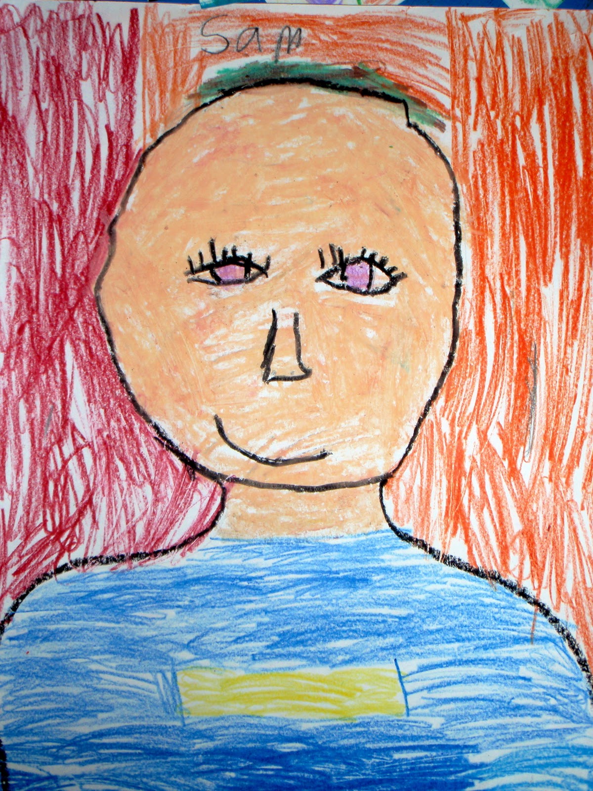 Fayston Elementary Art: Self Portraits by Third and Fourth Graders