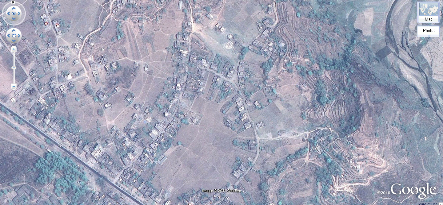 Namaste Tanahun: Satellite View of Khairenitar Tanahun