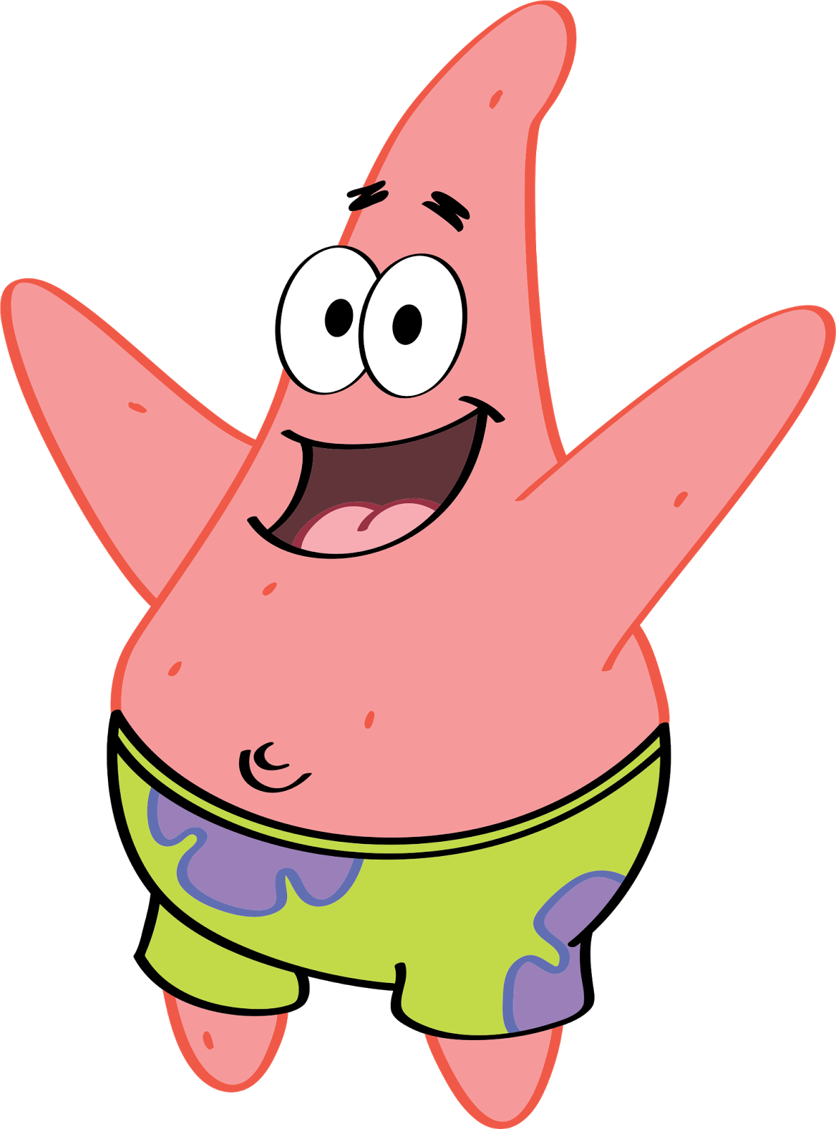 Baixar vetor Patrick do Bob Esponja para Corel Draw gratis