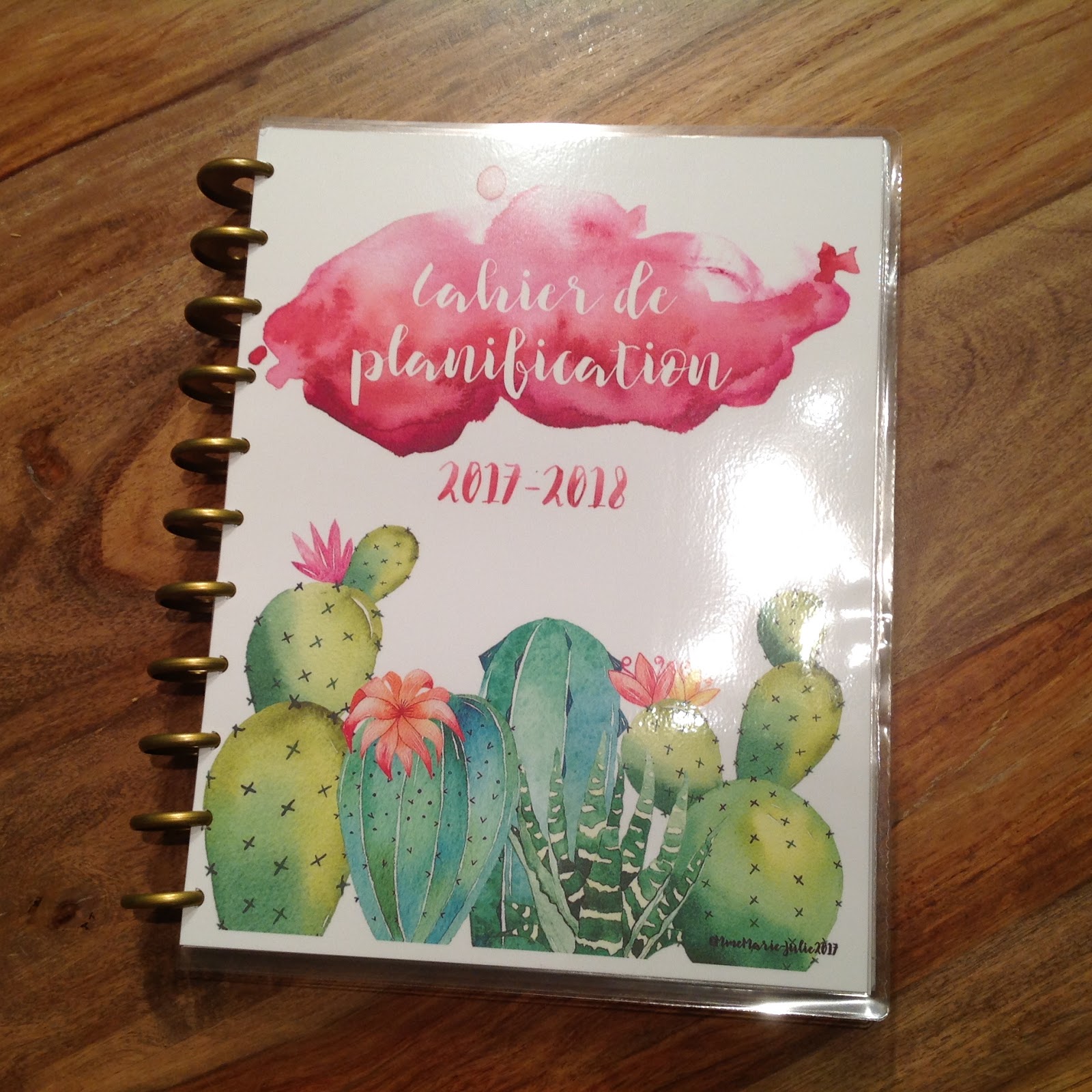 Mme Marie-Julie : Cahiers de planification... enfin
