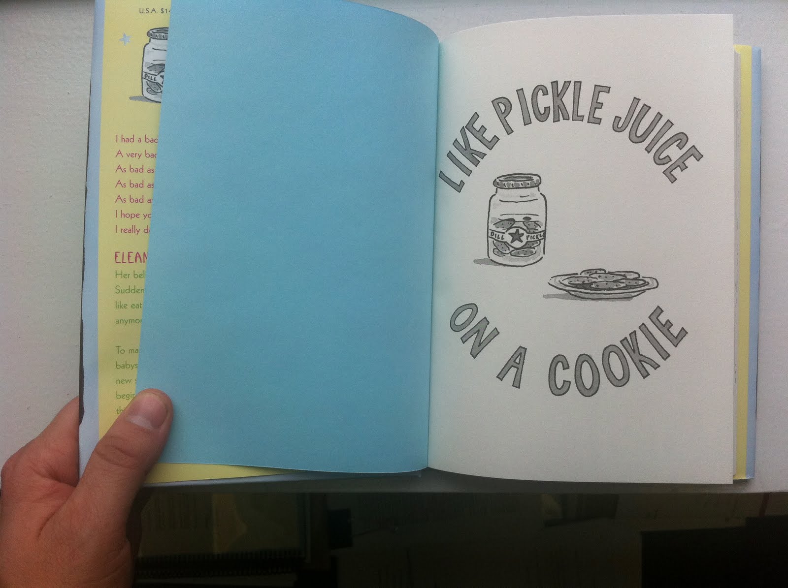 Mishaps and Adventures: Evolution of LIKE PICKLE JUICE ON A COOKIE cover
