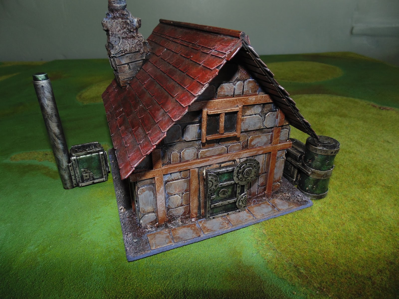 Daxio's Uneventful Day: Make a Medieval Cottage a bit Steampunk?