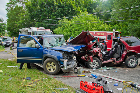 Vehicle Accident News Stories & Articles: Two-car, head-on collision ...