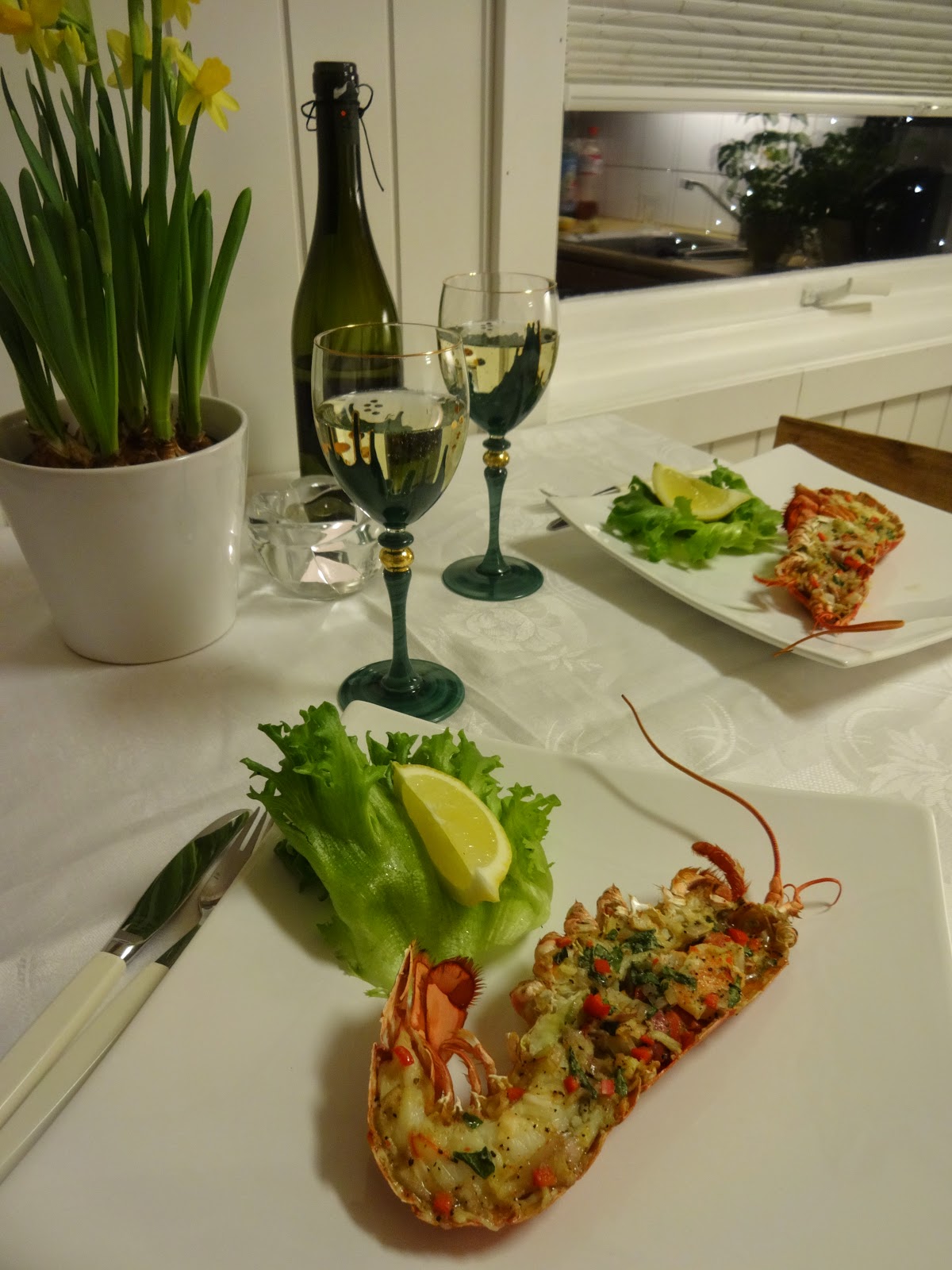 Edels Mat : Gratinert hummer med spicy kryddersmør