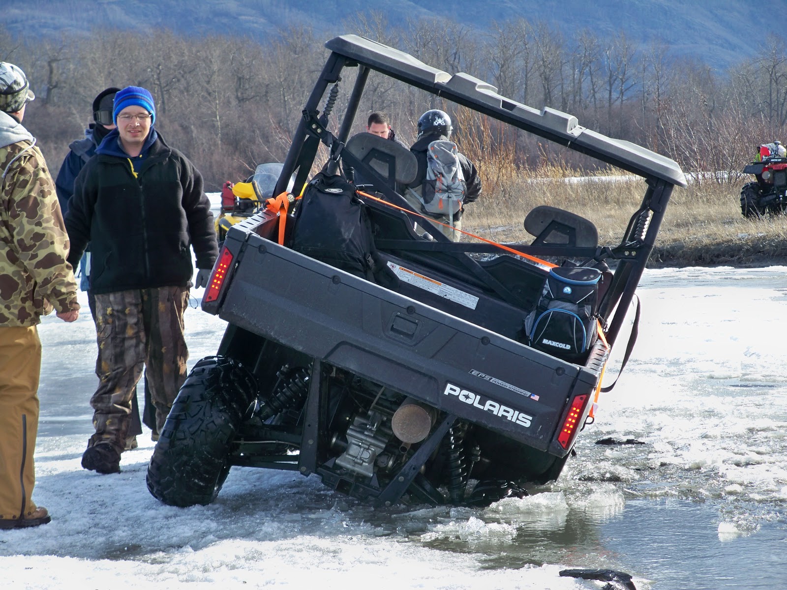 Carters In Alaska: Four Wheeler trip to the Knik Glacier - 4/27/13