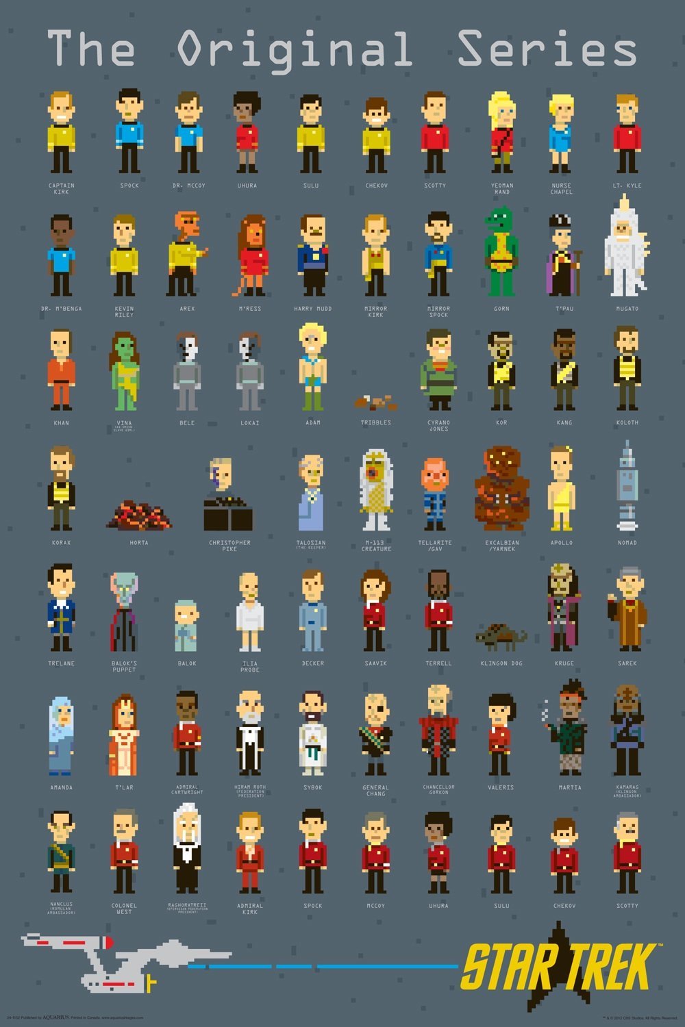 The Trek Collective: Trexels, Star Trek pixelated