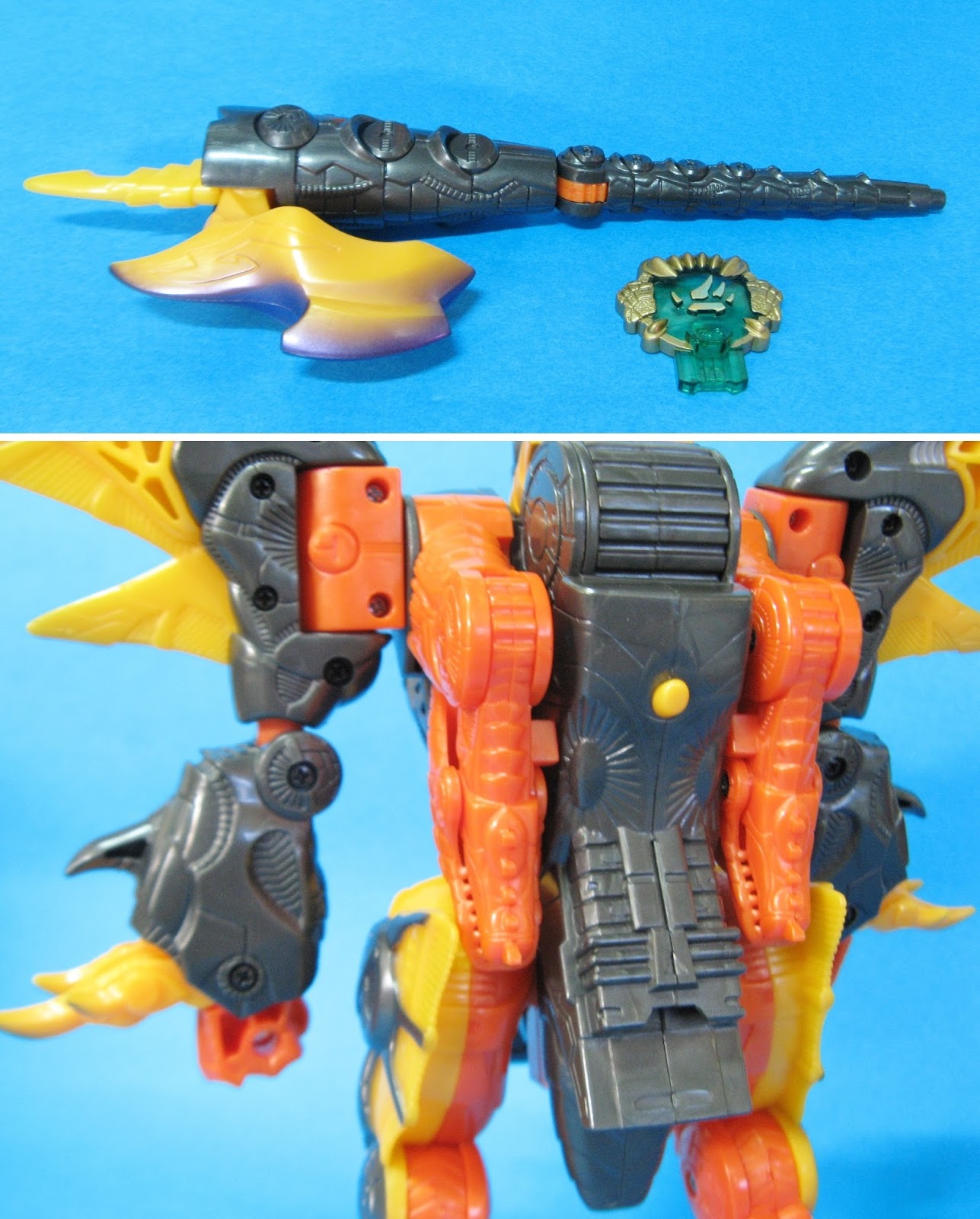 TRANSFORMERS CYBERTRON : Ultra class SCOURGE 變形金剛銀河戰士超級火焰柯柏文