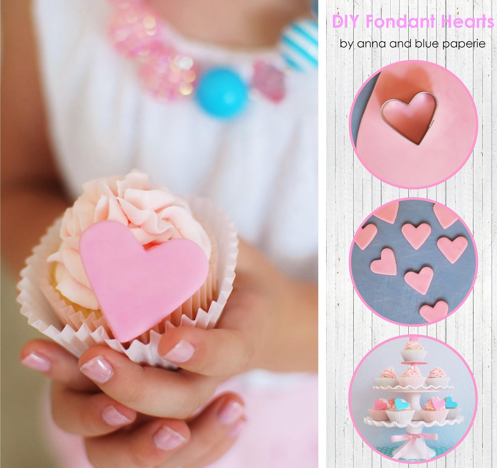 anna and blue paperie: DIY Tutorial: Fondant Hearts