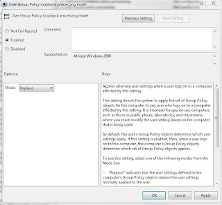 Claudio Costa: User Group Policy loopback processing mode