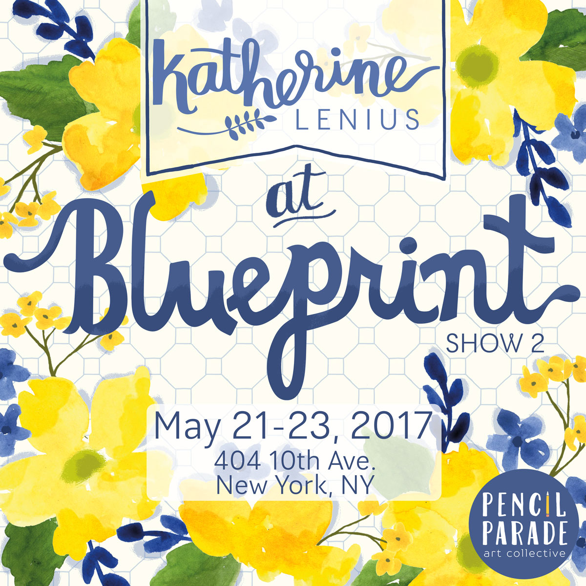 print & pattern: BLUEPRINT 2017 - pencil parade