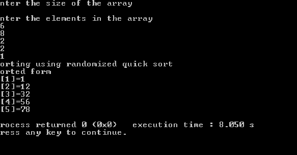Randomized Quick Sort Using C++ | Coders Hub: Android Code Examples And ...