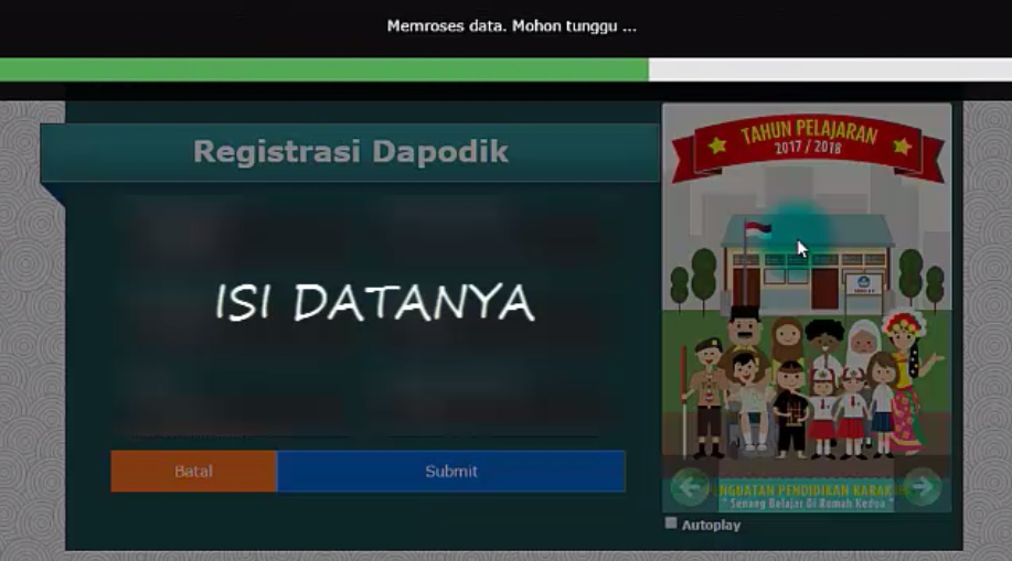 Cara Registrasi Online Aplikasi Dapodik 2018 Lengkap Dengan GAMBAR dan ...