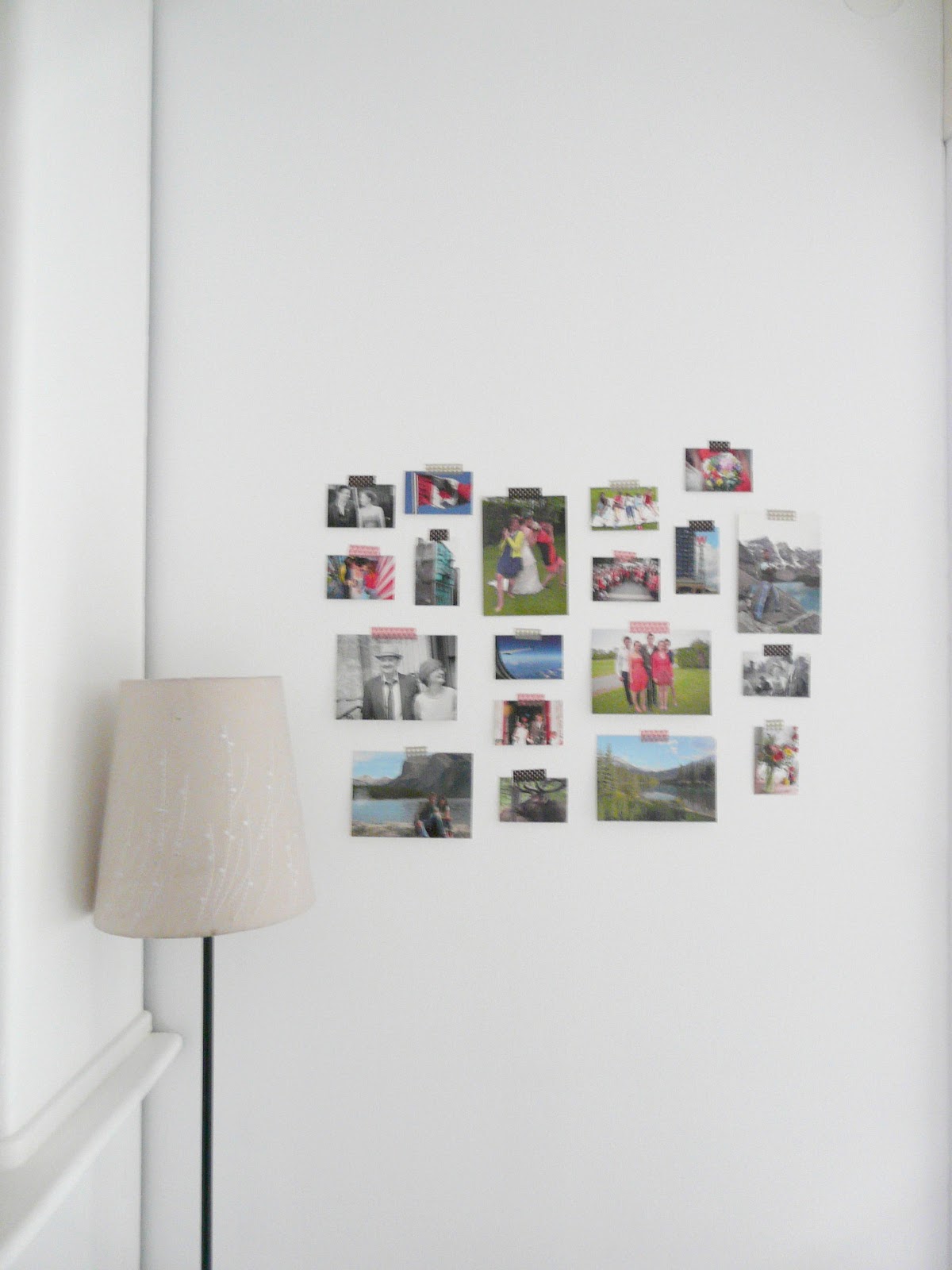 En un tour de main: Le mur de photos