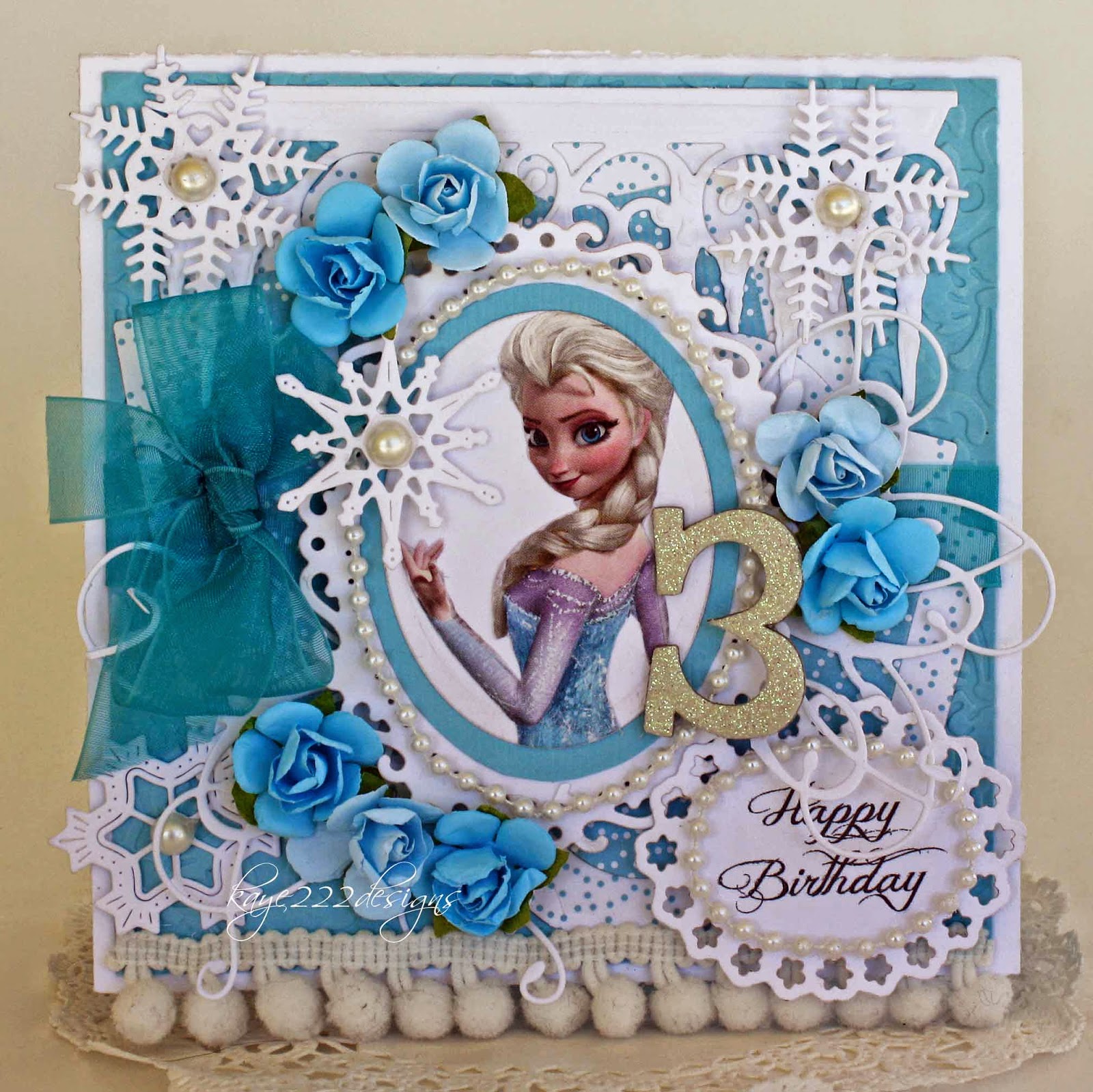 Beyond Beauty: Disney Elsa Birthday Card