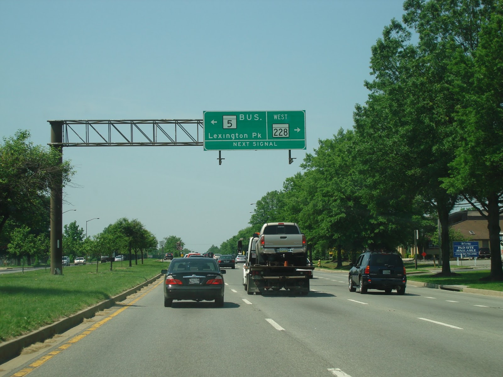 Luke's Signs: Route 301 & Route 5 - Maryland