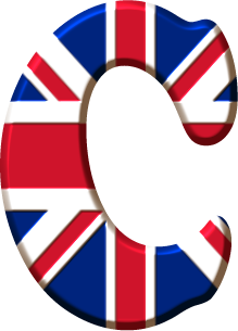 Alfabeto de la Bandera de Inglaterra. - Oh my Alfabetos!