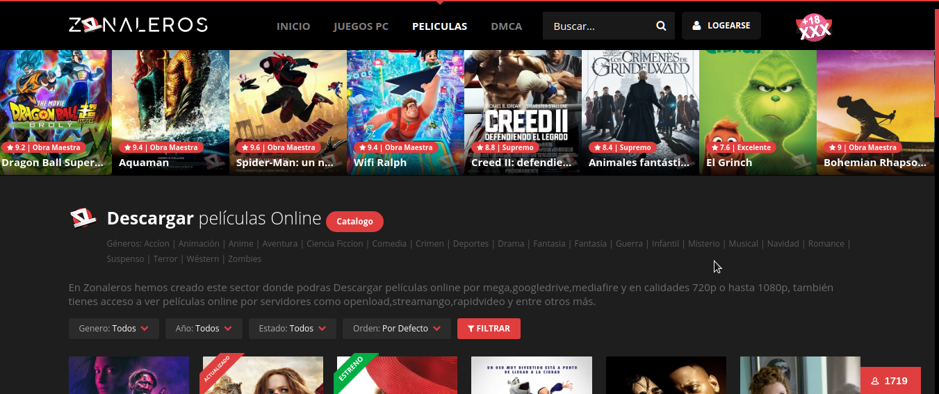 MM&CC: Las mejores paginas para ver peliculas de cine GRATIS