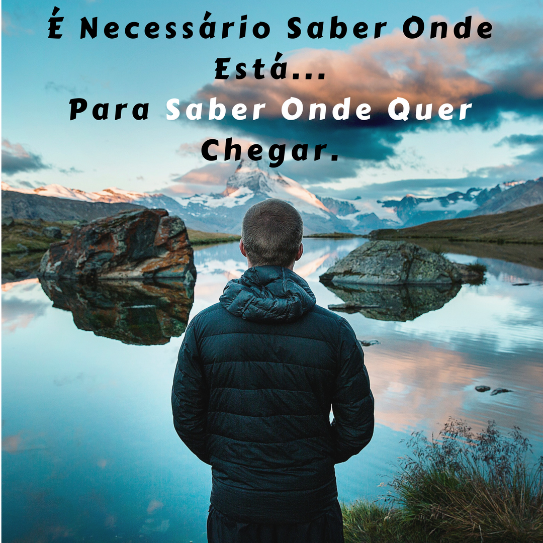 Frases de Otimismo - É necessário saber onde está | Frases Para Pensar