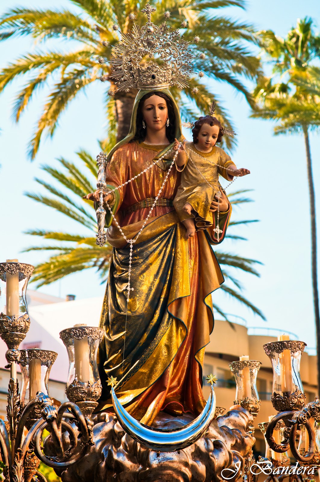 Las Fotografías de Bandera: La Virgen del Rosario del Beaterio en Jerez ...
