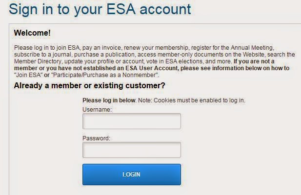 Certified Entomologist: Journal Access for ESA members