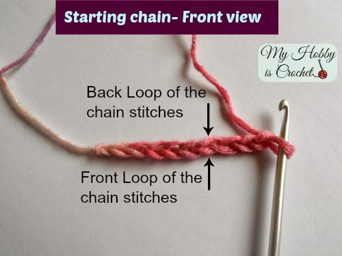 My Hobby Is Crochet: How to Crochet into The Back Bumps of Chains ...