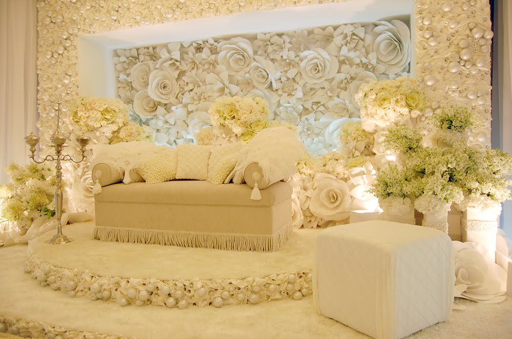 Kawasan Lynn Damya: DIY Bunga Besar-besar Sebagai Hiasan Backdrop