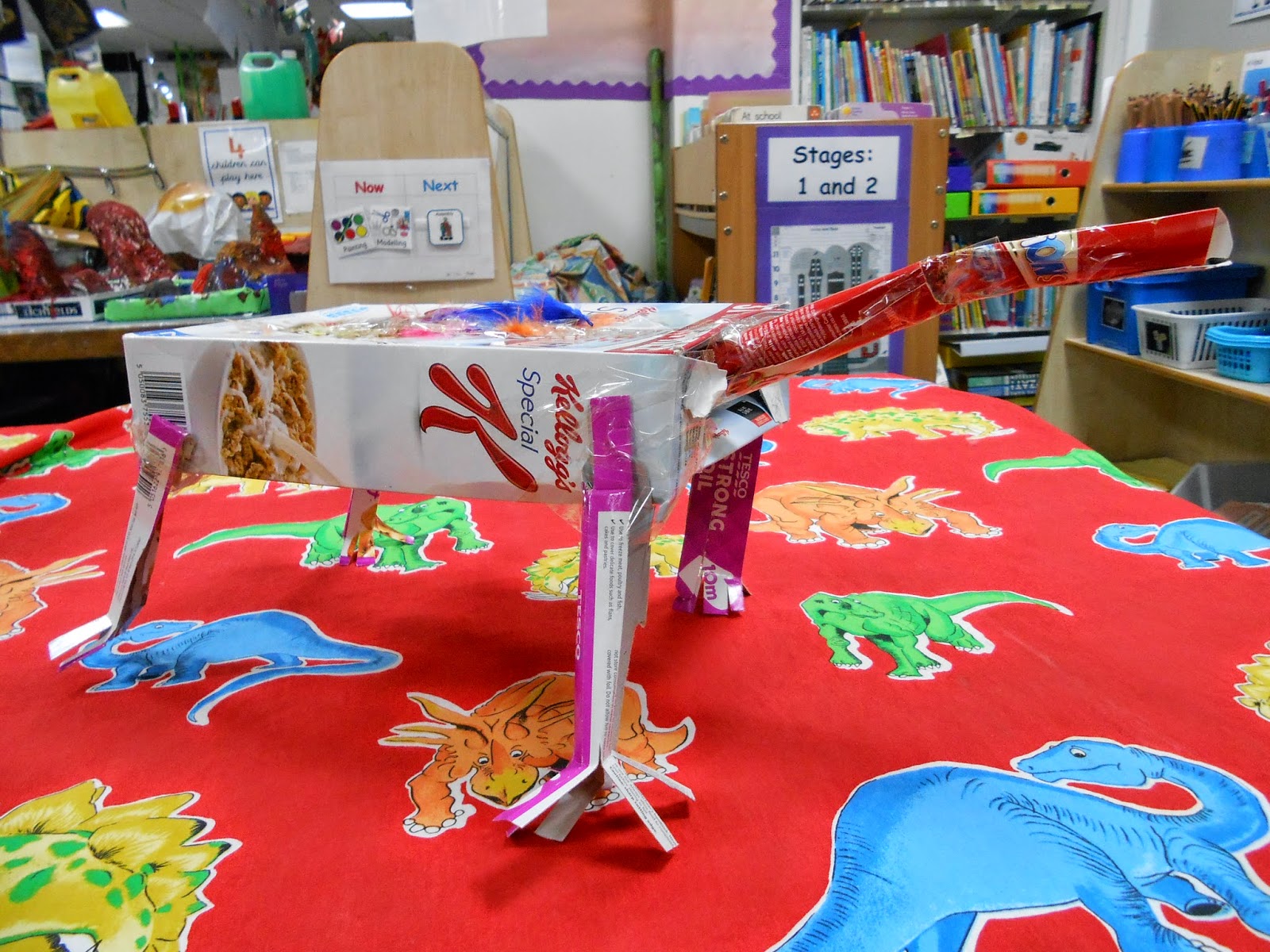 Reception MS St. Chad's: Junk Modelling Dinosaurs