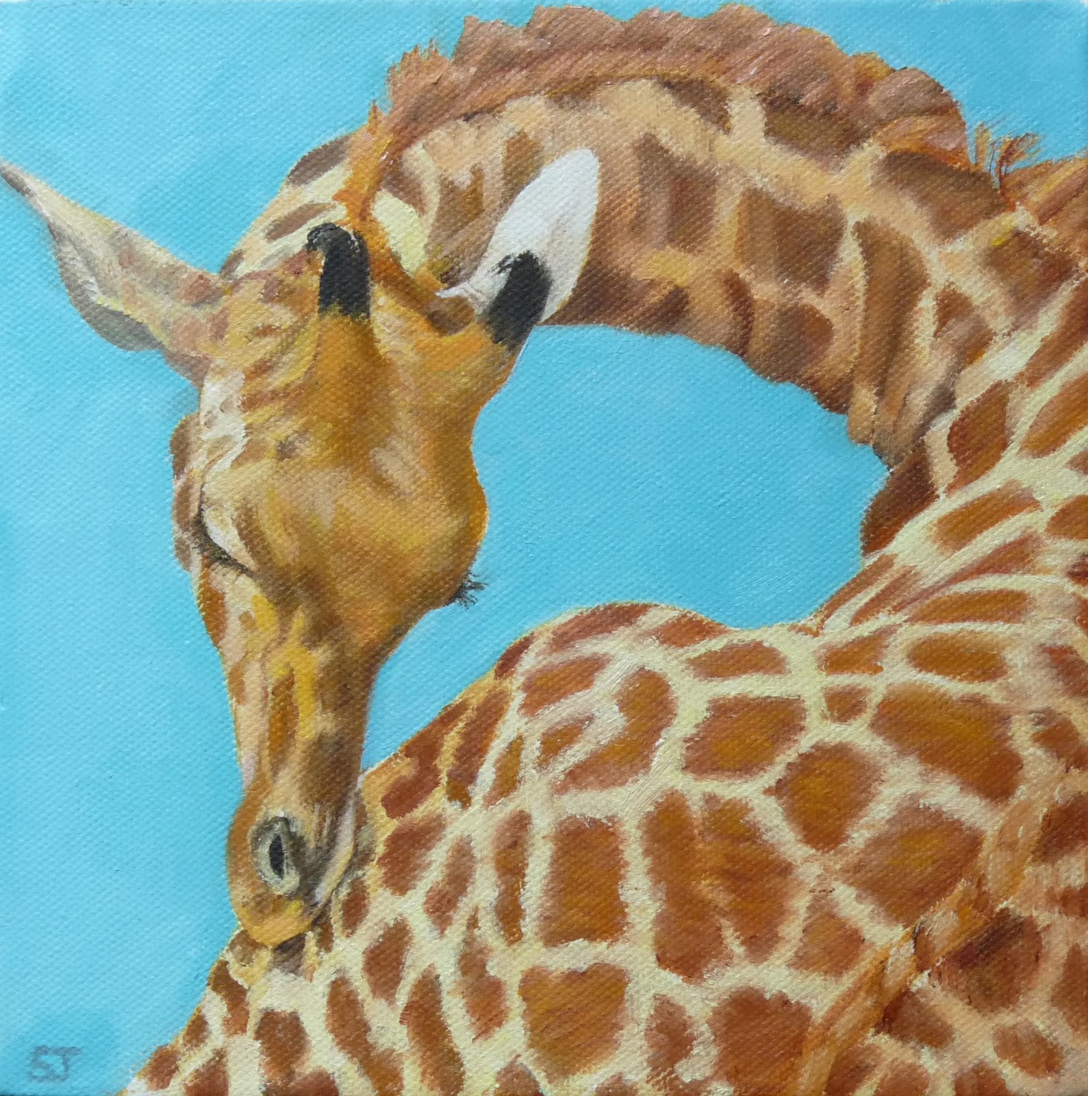 My Art: Mini giraffe 2 finished