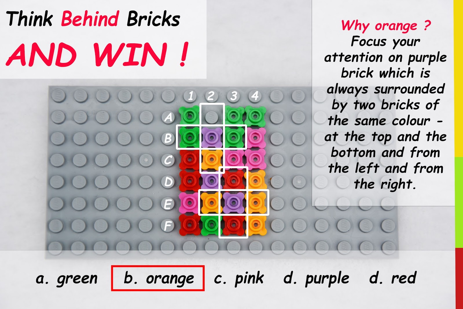 Think Behind Bricks - Solution, Winner and Prize! - My Lego Talk