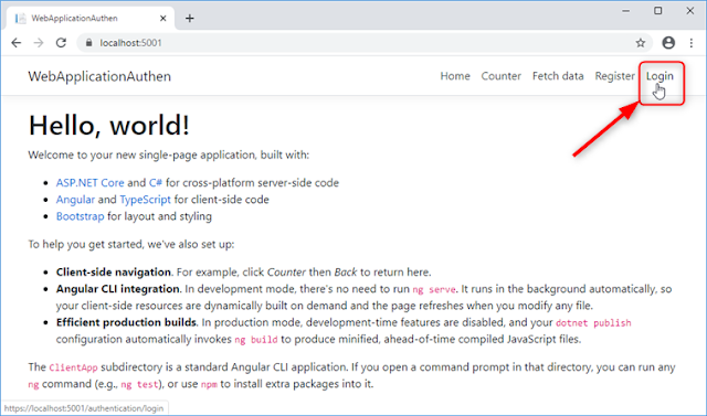 Aspnet C Aspnet Core Authentification Avec Angular