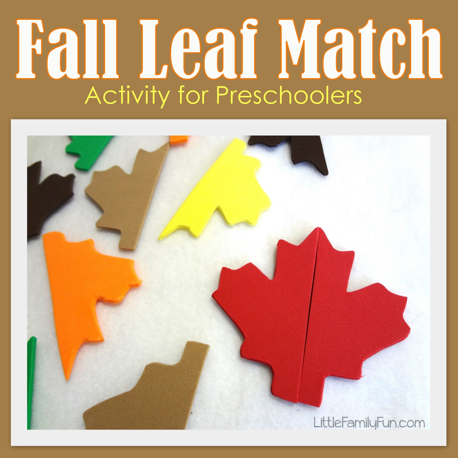Little Family Fun: Fall Leaf Match