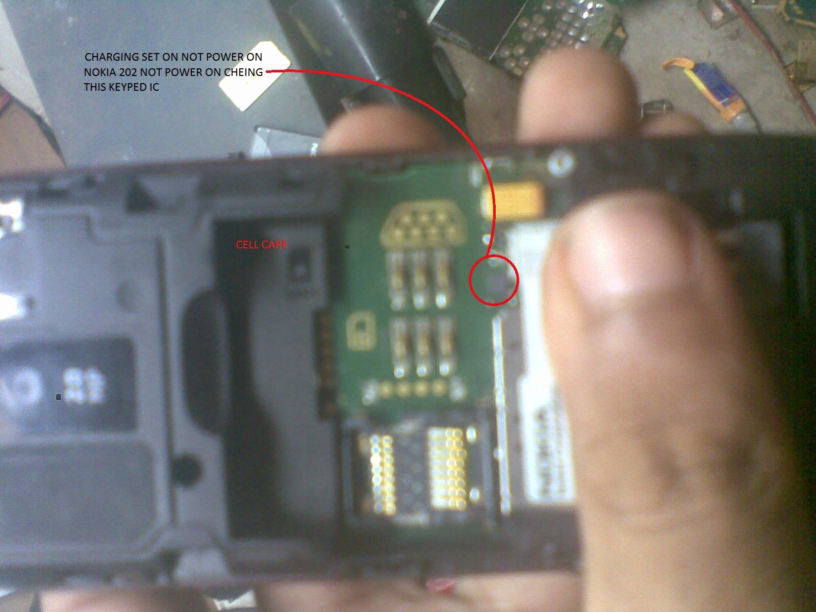 Nokia 107 lcd backlight solution