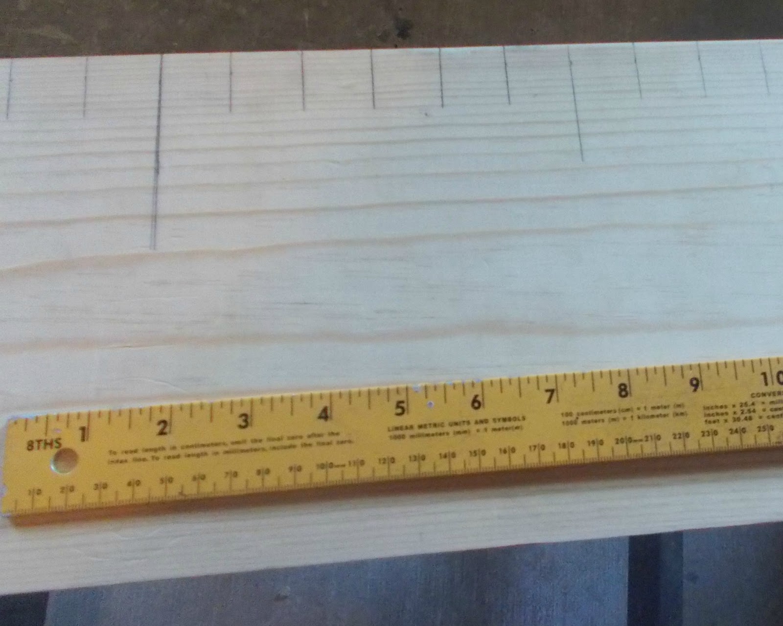 Watch Us Grow! A wall ruler to measure the kids...