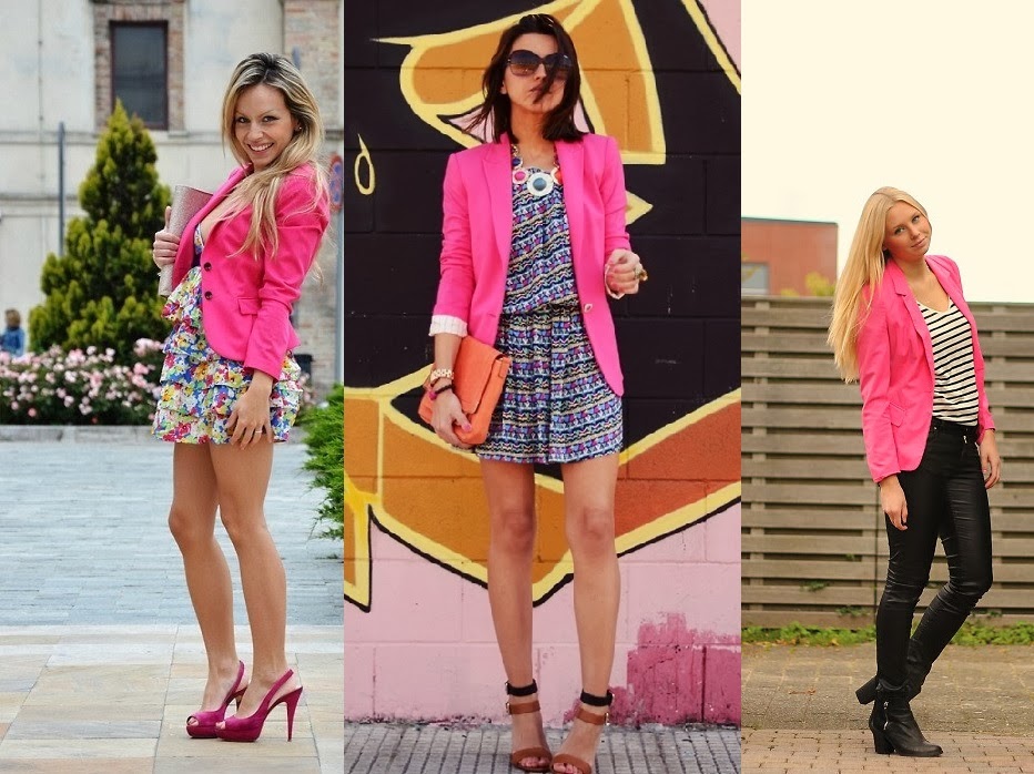 Dicas da Noemi: Blazer Rosa: Look e inspiração