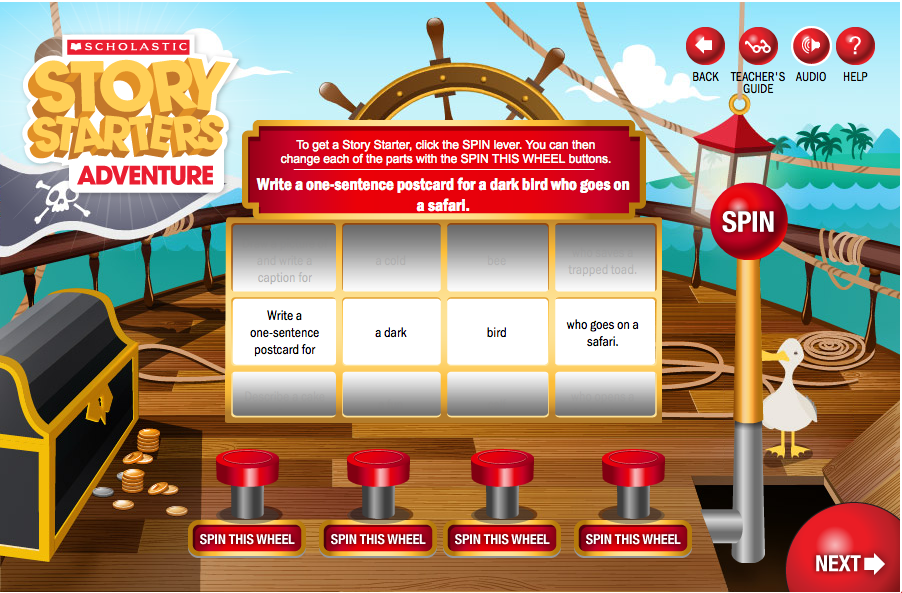 Schoolhouse Talk!: Online Interactive Story Starters