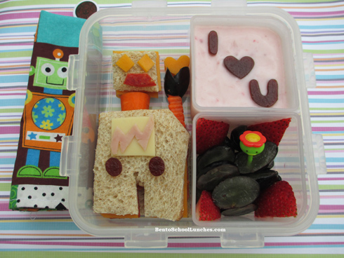 Bento School Lunches : Bento Lunch: Robot Bento, I Am Nuts And Bolts ...