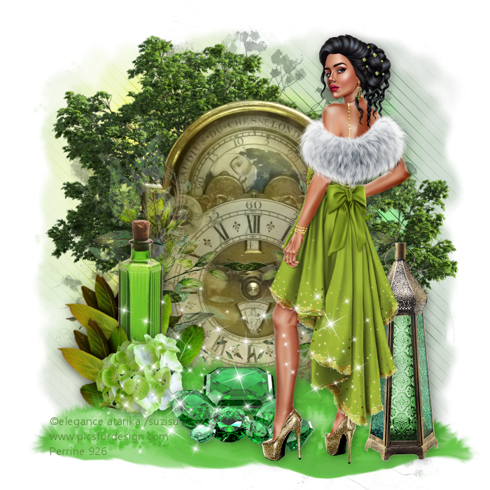 Délire2scrap Tutorials: FTU - Evening Emerald