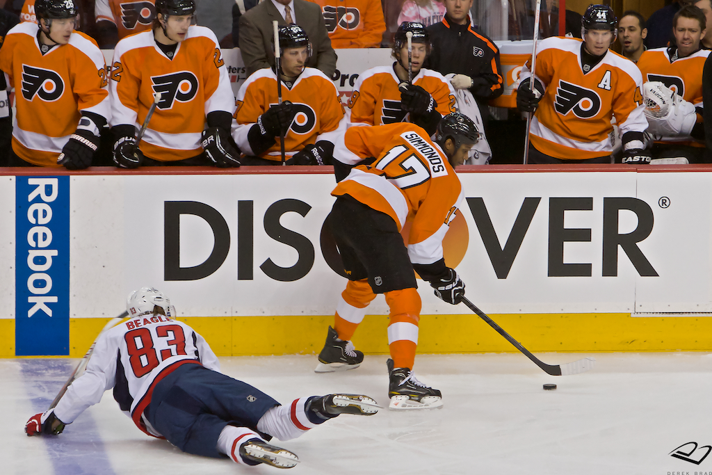 Derek Brad Photography: Washington Capitals vs Philadelphia Flyers ...