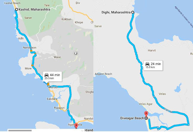 Beginners Guide Car ROAD TRIP to Konkan(Kashid & Diveagar Beach ...