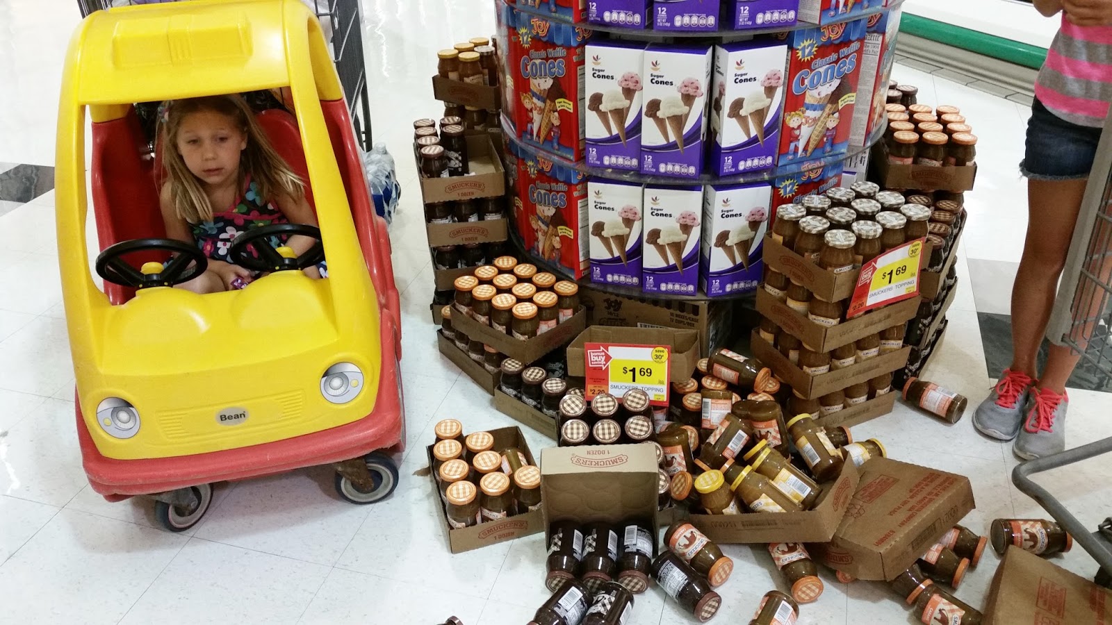 You Know Those Bulky Shopping Carts with the Little Car? - Robin Kramer ...